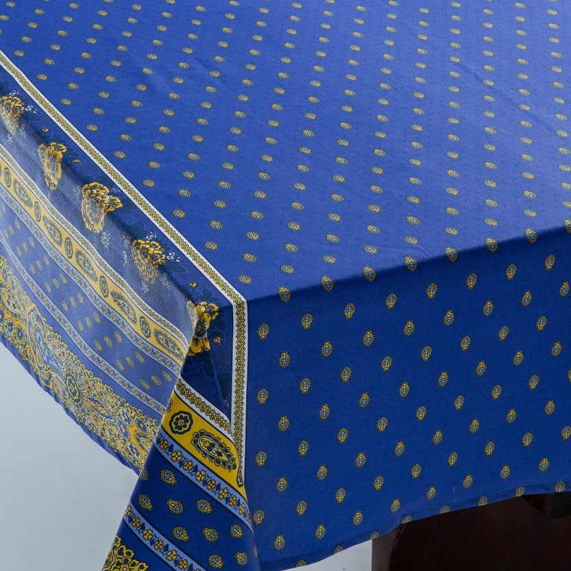 Coated French Tablecloth | Provence Bastide | Amelie Michel