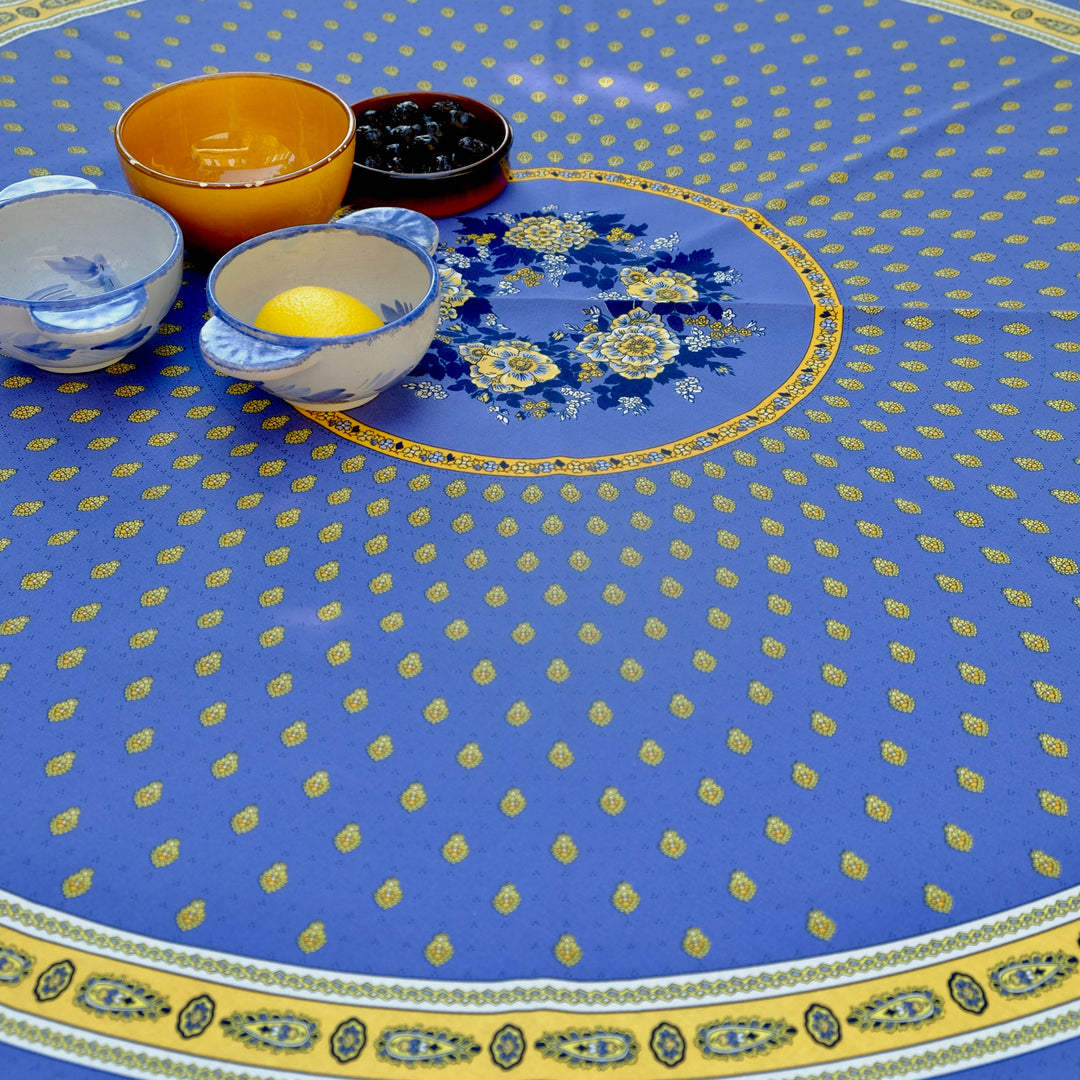Coated French Tablecloth | Provence Bastide | Amelie Michel